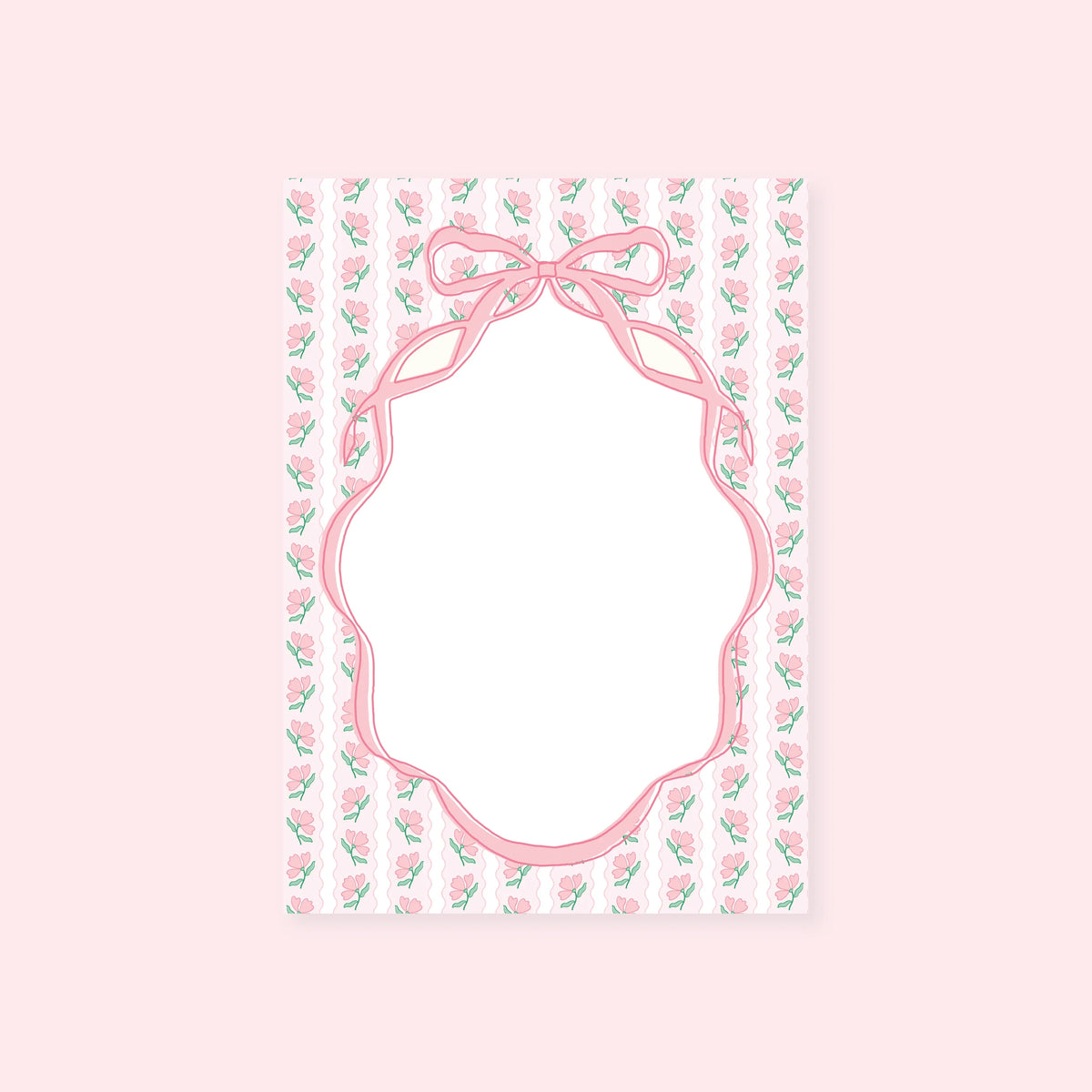 Pink Flower Ribbon Notepad – Styled by Ashley Brooke
