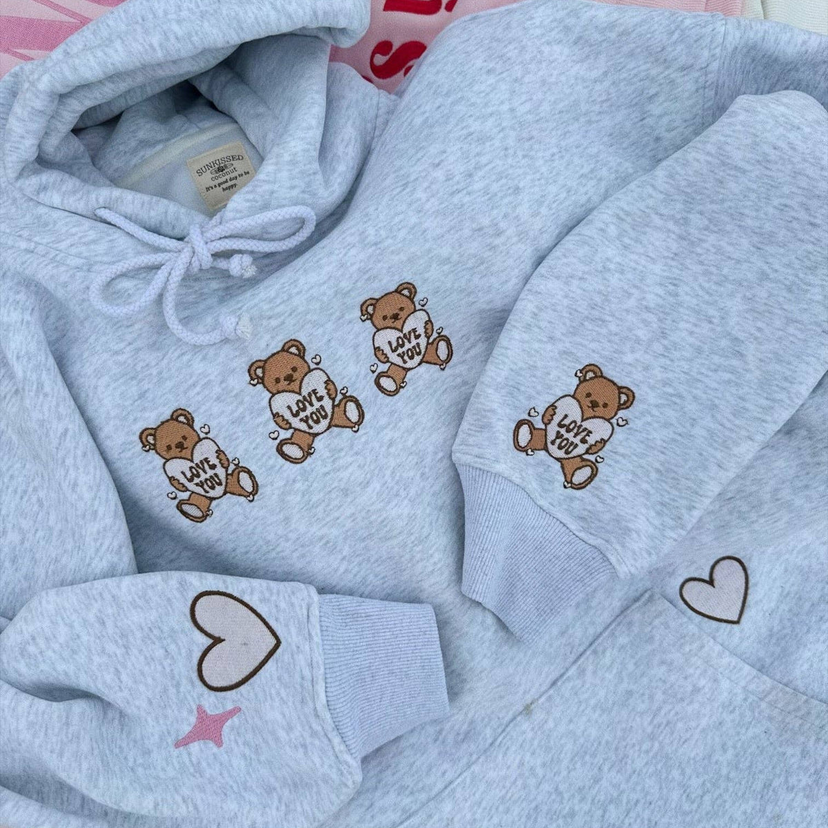 Teddy Bear Embroidered Hoodie – Styled by Ashley Brooke